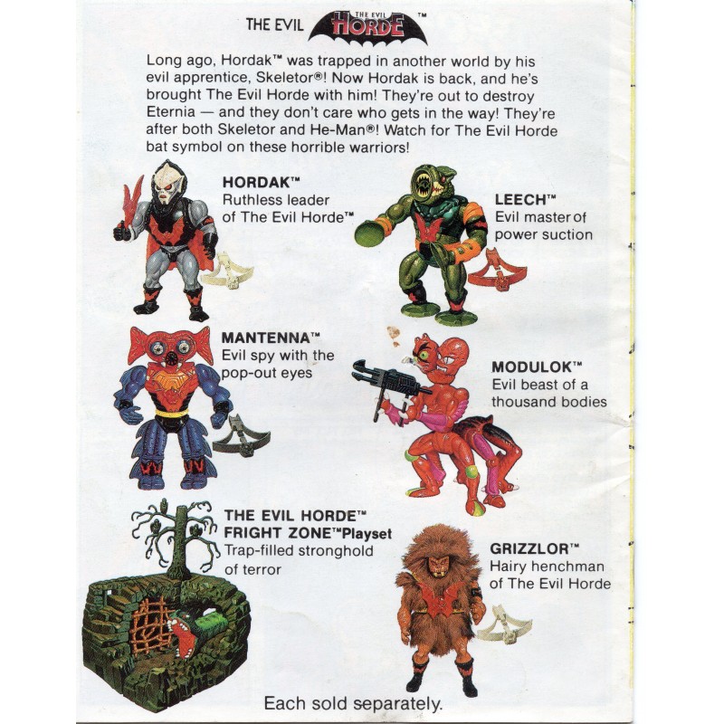 MANTENNA AND THE MENACE OF THE EVIL HORDE (Hong Kong) 1984 He-Man ...